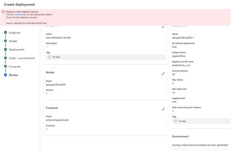 Why Do I Get The Following Error When I Attempt To Deploy My Batch