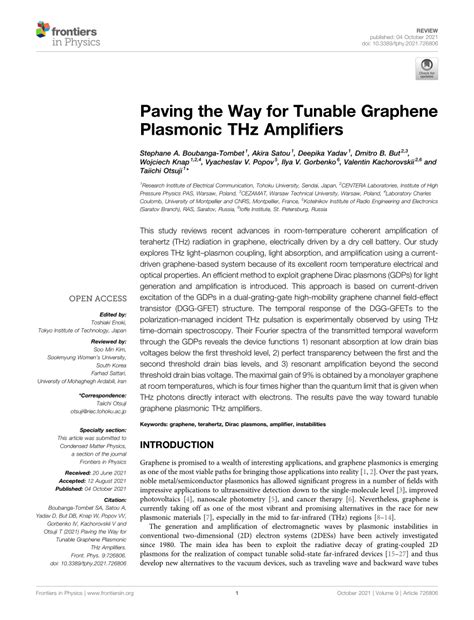 pdf comparative analysis of sub thz detection in graphene gan hemt