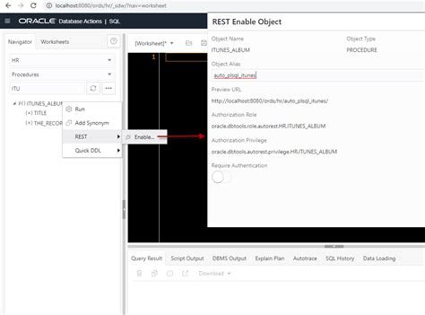 Working With PL SQL REFCURSORS Oracle REST Data Services