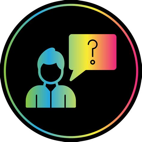 Ask Vector Icon Design 16426647 Vector Art At Vecteezy