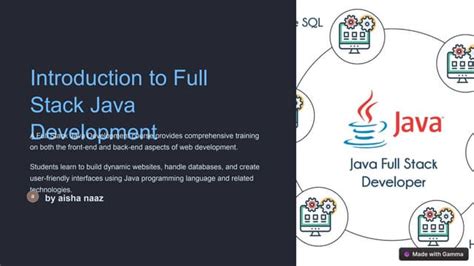 Benifits Of Full Stack Java Development Course Ppt