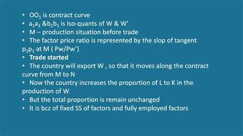 Stolper Samuelson Theorem Powerpoint