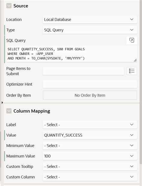 Query Is Okay In Sql Commands But Ora 01722 For Creating Chart Oracle