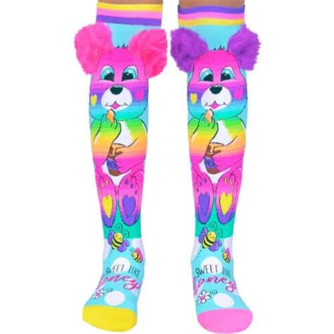 Mad Mia Honey Bear Socks Age 6 99 Autism Advisory And Support Service