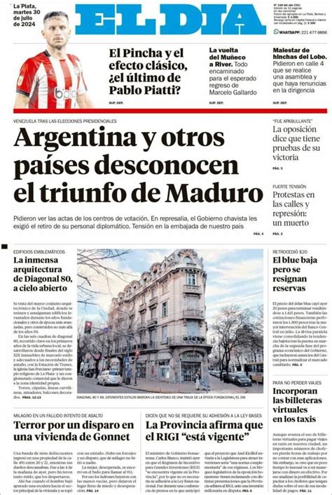 Fotogalería La Crisis En Venezuela En Las Tapas De Los Diarios Del Mundo