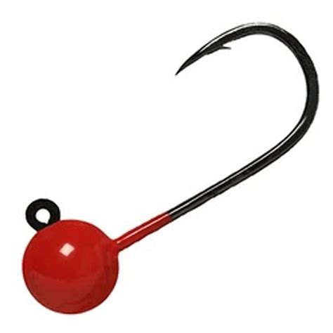 Aerojig Round Jig Heads Red 1 4oz Sportsmans Warehouse