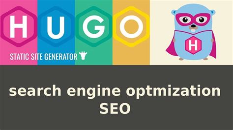 hugo website seo