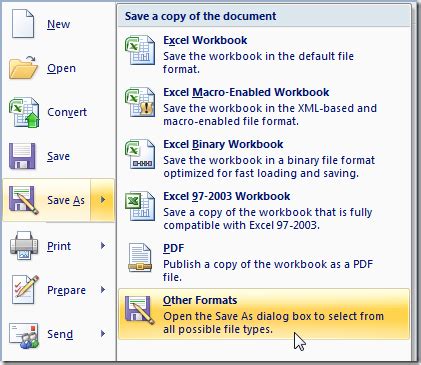 Convert An Excel Spreadsheet To A Tab Delimited Text File