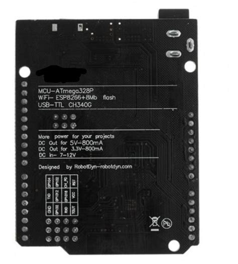 Uno R3 Wifi Board Cpu Are Atmega328pesp8266 32mb Memory Usb Ttl