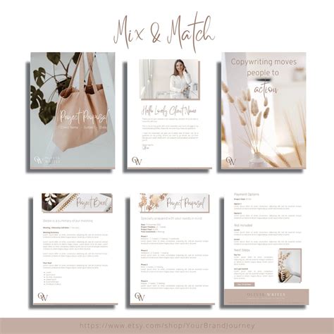 Canva Client Proposal Template Etsy