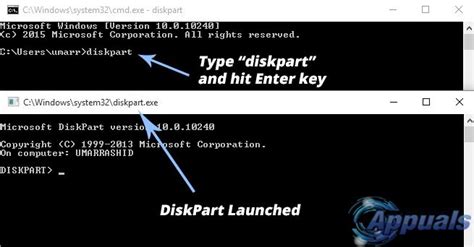 команды Diskpart Windows 10