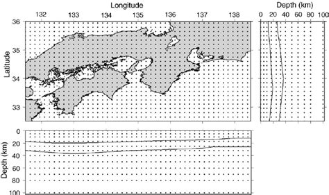 Velocity Model Used For Hypocenter Location And Tomographic Inversion
