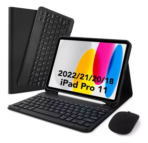 Capa Teclado Bluetooth Mouse Para Ipad Pro 11 Polegadas Parcelamento Sem Juros
