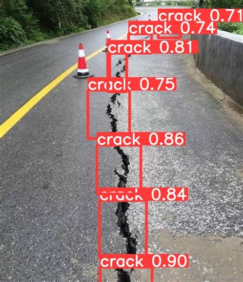 Pythonyolov8路面桥梁墙体裂缝识别csdn Yolov8裂缝 Csdn博客