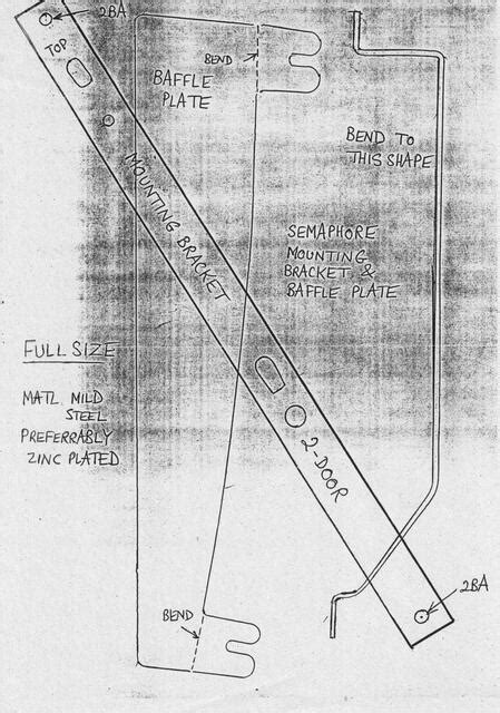Sold Semaphore Mounting Hardware Page 2 Buy Sell And Trade Forum The Morris Minor Forum