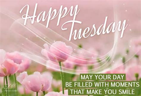 Happy Tuesday May Your Day Be Filled With Moments That Make You Smile