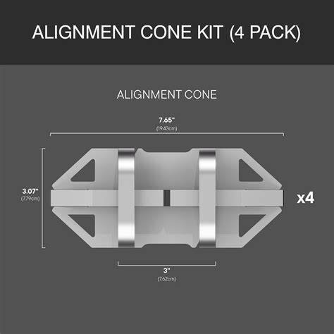 Alignment Cone Kit 4 Pack The Container Guy