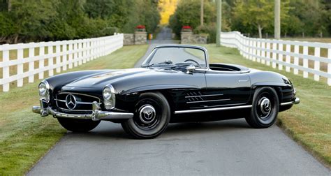 This Classic Triple Black Mercedes Benz SL Roadster Could Sell For Millions Maxim