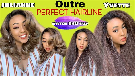 Let Us See 13x6 Frontal Wig Outre Perfect Hairline Synthetic Wig