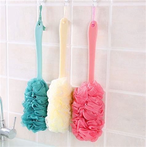Back Scrubber For Shower With Accelerating Body Blood Circulation Easy
