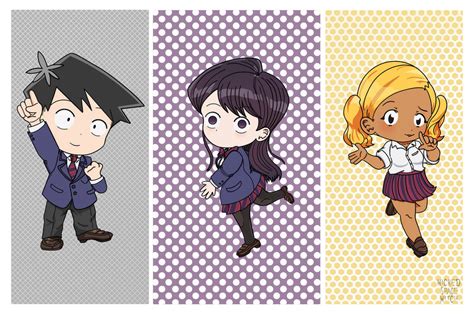 Chibi Tadano Komi And Manbagi By Wicked Space Witch On Deviantart