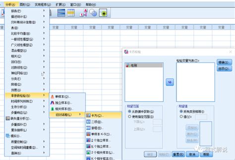 Spss分析方法 卡方检验 知乎