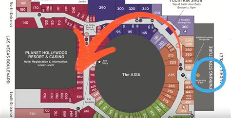 Planet Hollywood Floor Map Zappos Theater Seating Chart And Tickets