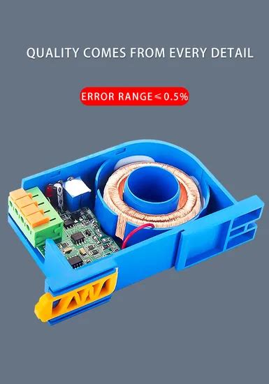 A DC Open Loop Current Transducer With V Output Hall Effect Sensor Current Transformer