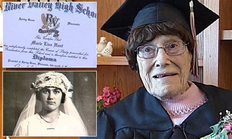 103 Year Old Woman Gets Her High School Diploma High School Diploma