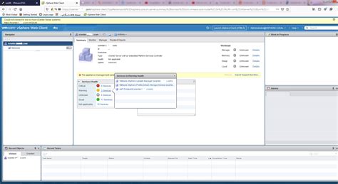 could not connect to one or more vcenter server systems