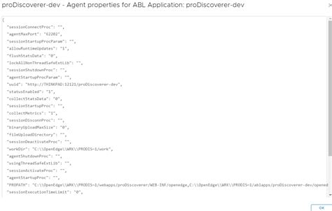 Get Agent Properties Prodiscoverer Tools Documentation