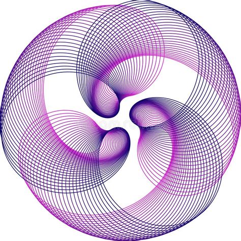 spirograph abstract element on a white background stock vector illustration of shape graphic