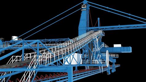 Stacker Reclaimer 3d Model Cgtrader
