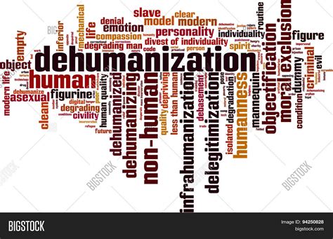 Dehumanization Word Vector And Photo Free Trial Bigstock