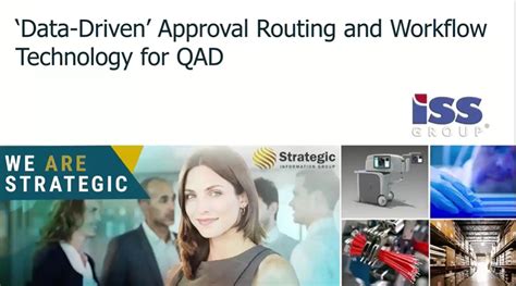 webinar data driven approval routing and workflow technology for qad