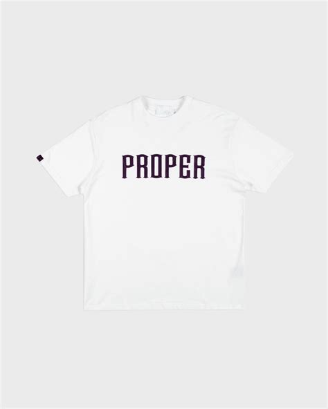 Proper Og Fitted Tee Whiteblack