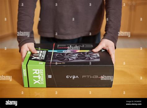 Buying EVGA Geforce RTX 3090 Nvidia GPU in a shop Stock Photo - Alamy