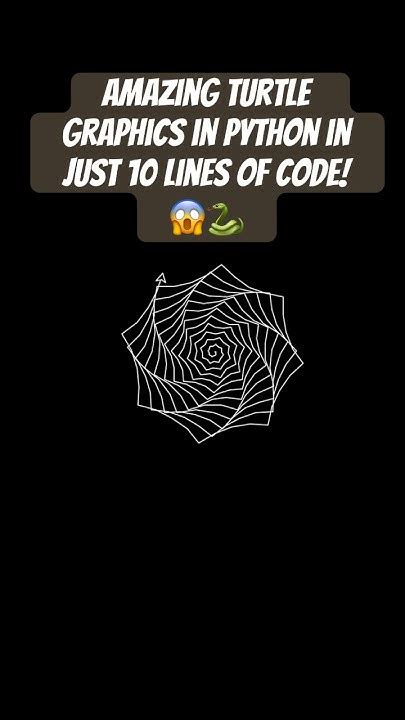 Amazing Turtle Graphics In Python In Just 10 Lines Learnpython