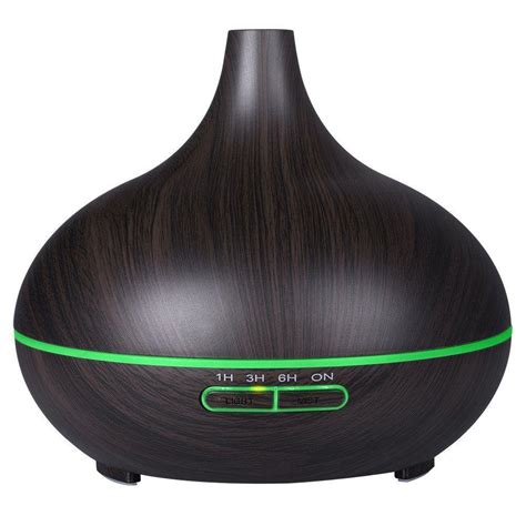 300 Ml Essential Oil Diffuser With Dark And Light Wood Grain Oneself