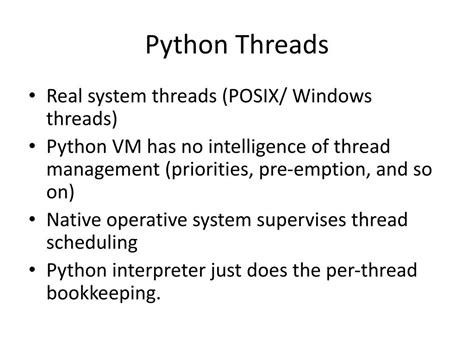 PPT Python Threads Dive Into GIL PowerPoint Presentation Free Download ID
