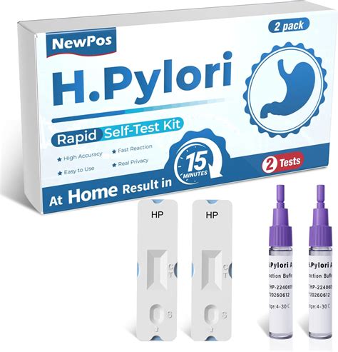 H Pylori Test Kit 2 Pcs H Pylori Test H Pylori Stool Antigen Self Test For