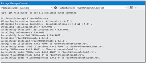 Fluent Nhibernate Create Table From Codeclass Codefirst