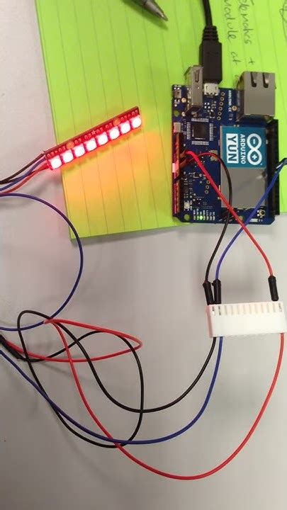 Arduino Yun And Adafruit Neopixels Wifi Led Control Youtube