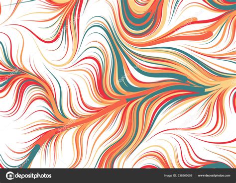 Abstract Perlin Noise Geometric Pattern Generative Computational Art Illustration Stock Vector