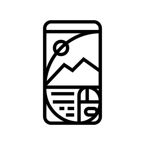 Golden Ratio Ux Ui Design Line Icon Vector Illustration 41281616 Vector