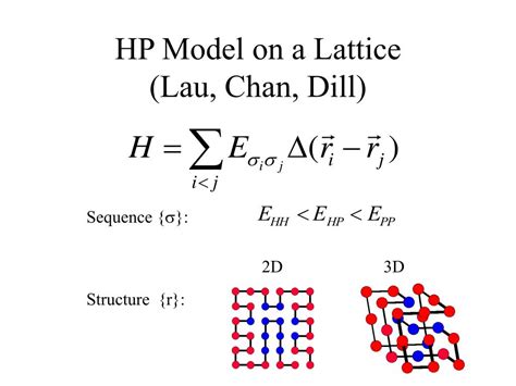 ppt protein folding bridging lattice models and reality powerpoint