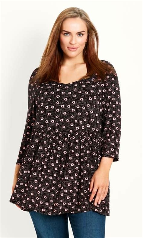 Plus Size Floral Tops Evans