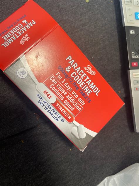 12 8mg Codeine Cocodamol New Boots High Strength Opposing To Nurofen