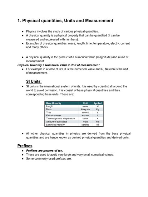 1 1 physical quantities units and measurement pdf euclidean vector