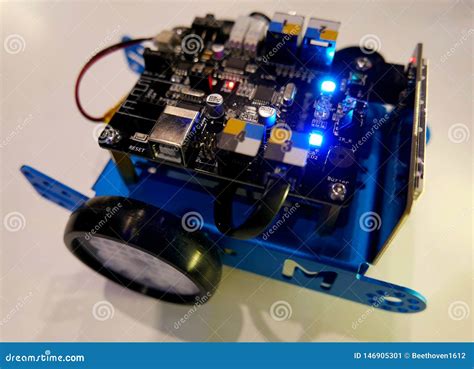Microbit Robot Device For Stem Education In Hong Kong Stock Image